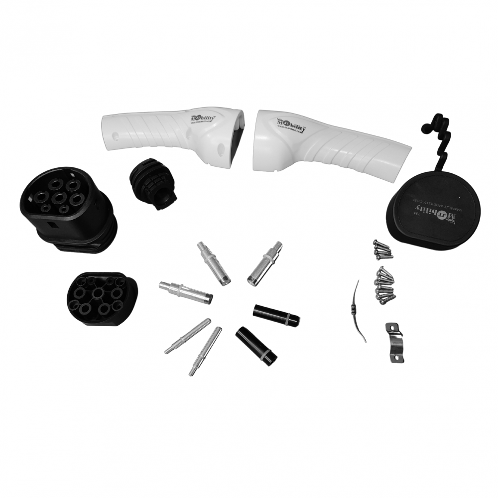 Type 2 IEC 62196-2 Female 32A Single Phase EV Plug or Connector Gun