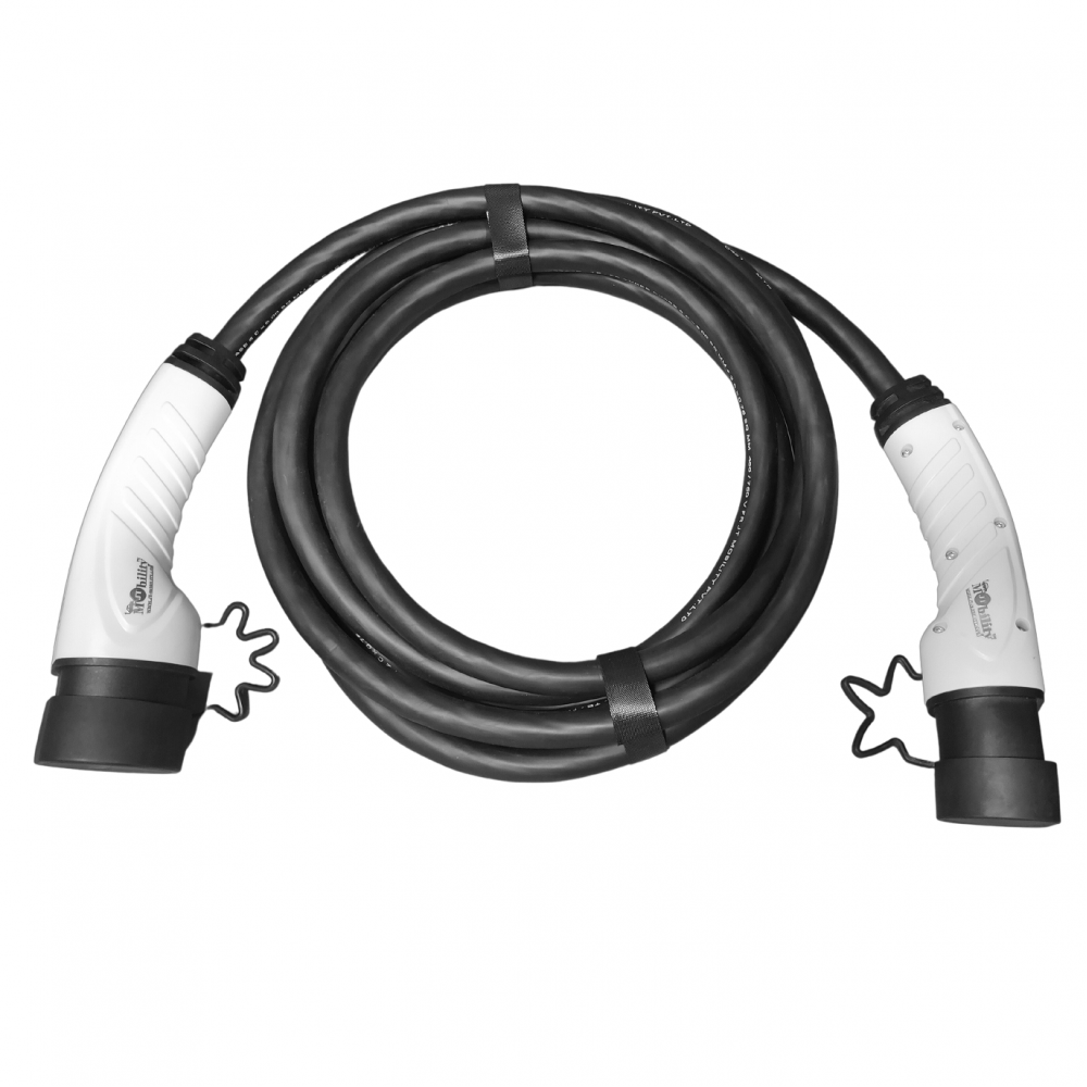EV Charging Cable Mode-3 Type 2 IEC 62196-2 Male to Type 2 Female ...
