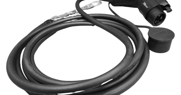 Mode 3 Type-1 Tethered EV Charging Cable Type 1 SAE J1772 Female Single ...