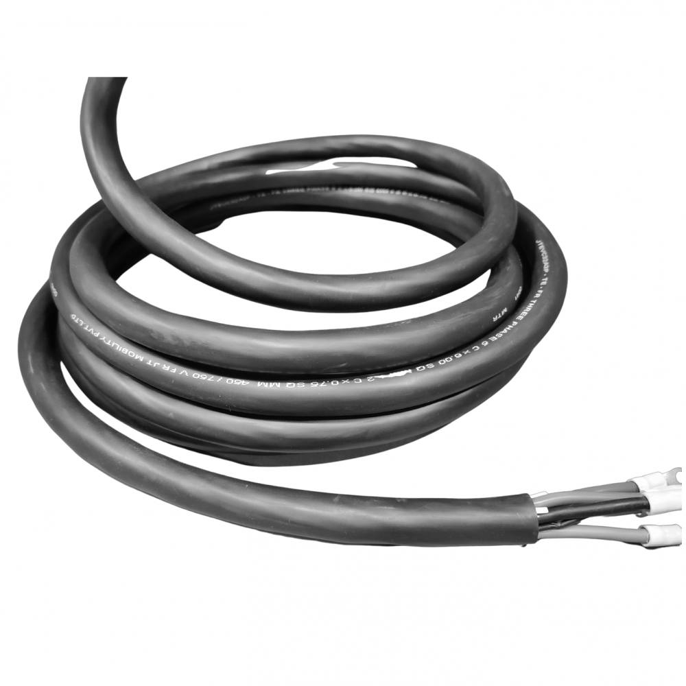 Mode 3 Tethered EV Charging Cable Type 2 IEC 62196-2 Female Three Phase ...